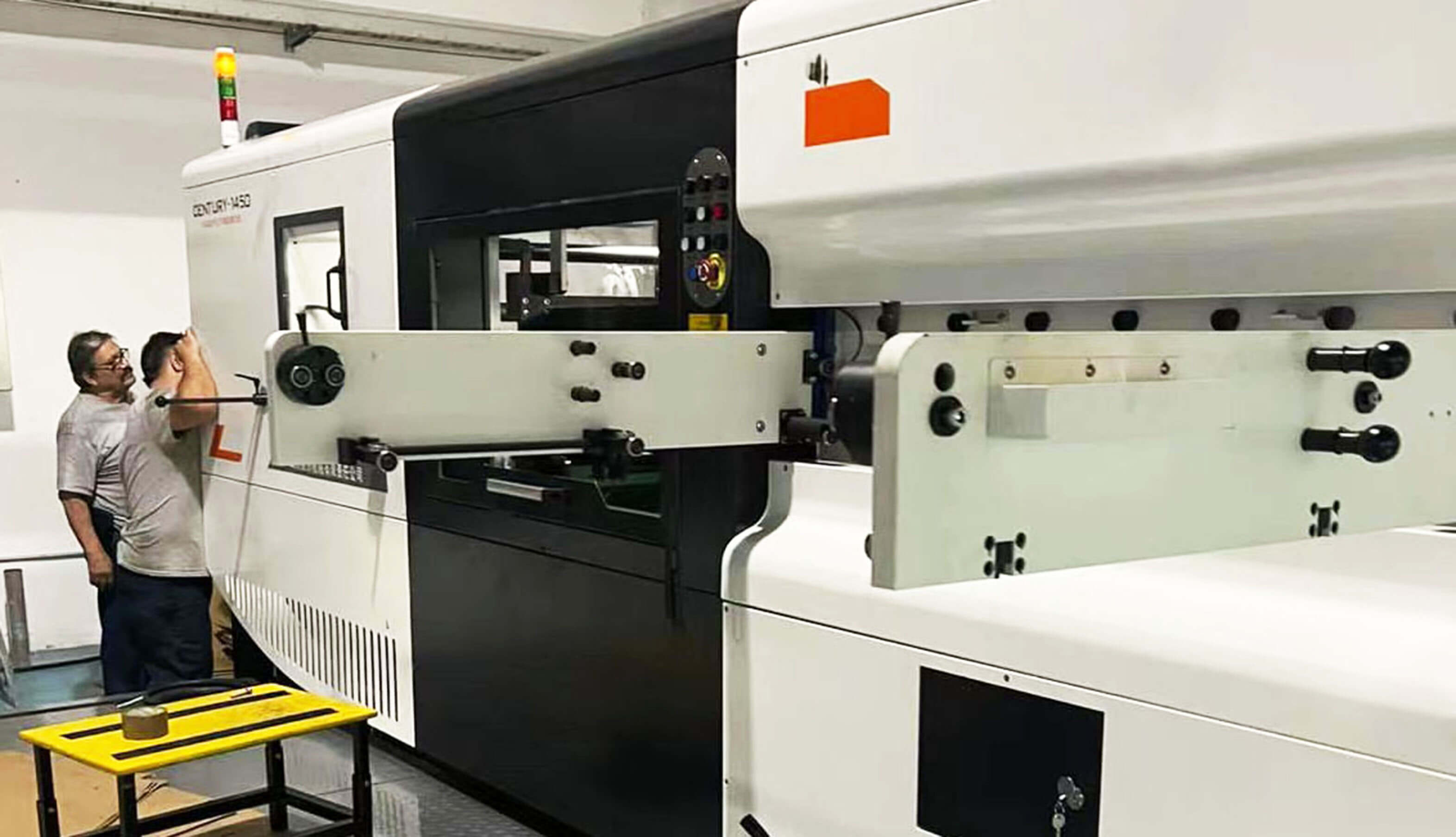 MWB-1450Q die cutter with stripping is successfully installed via ...