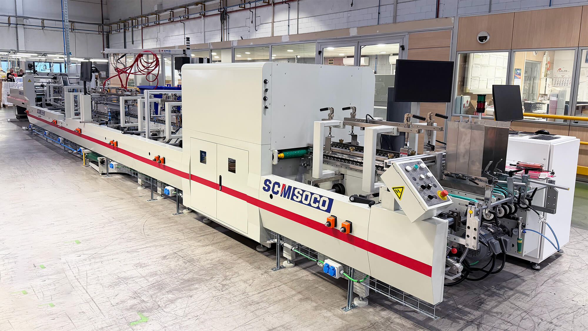 New inline print inspection folder gluer WO-750PC-R-I installed in ...